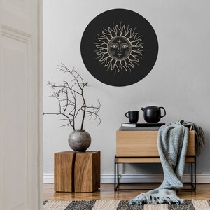 Sun Astro Sticker, Astrologic Wall Decal, Wall Decor, Room Wall Decor ...
