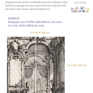 Vintage Wallpaper | Peel and Stick (self Adhesive) or Non Adhesive ...