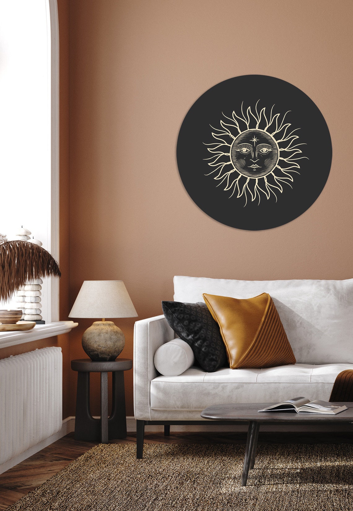 Sun Astro Sticker, Astrologic Wall Decal, Wall Decor, Room Wall Decor ...