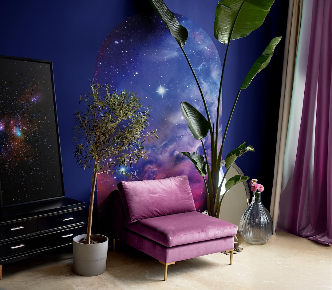 Stardust Arch Wall Decal: Cosmos, Space & Stars Peel and Stick ...