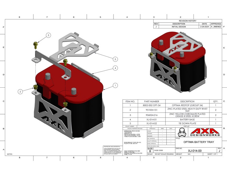 DIGITAL FILE - Universal Optima Battery Tray (dxf Files for CNC Plasma ...