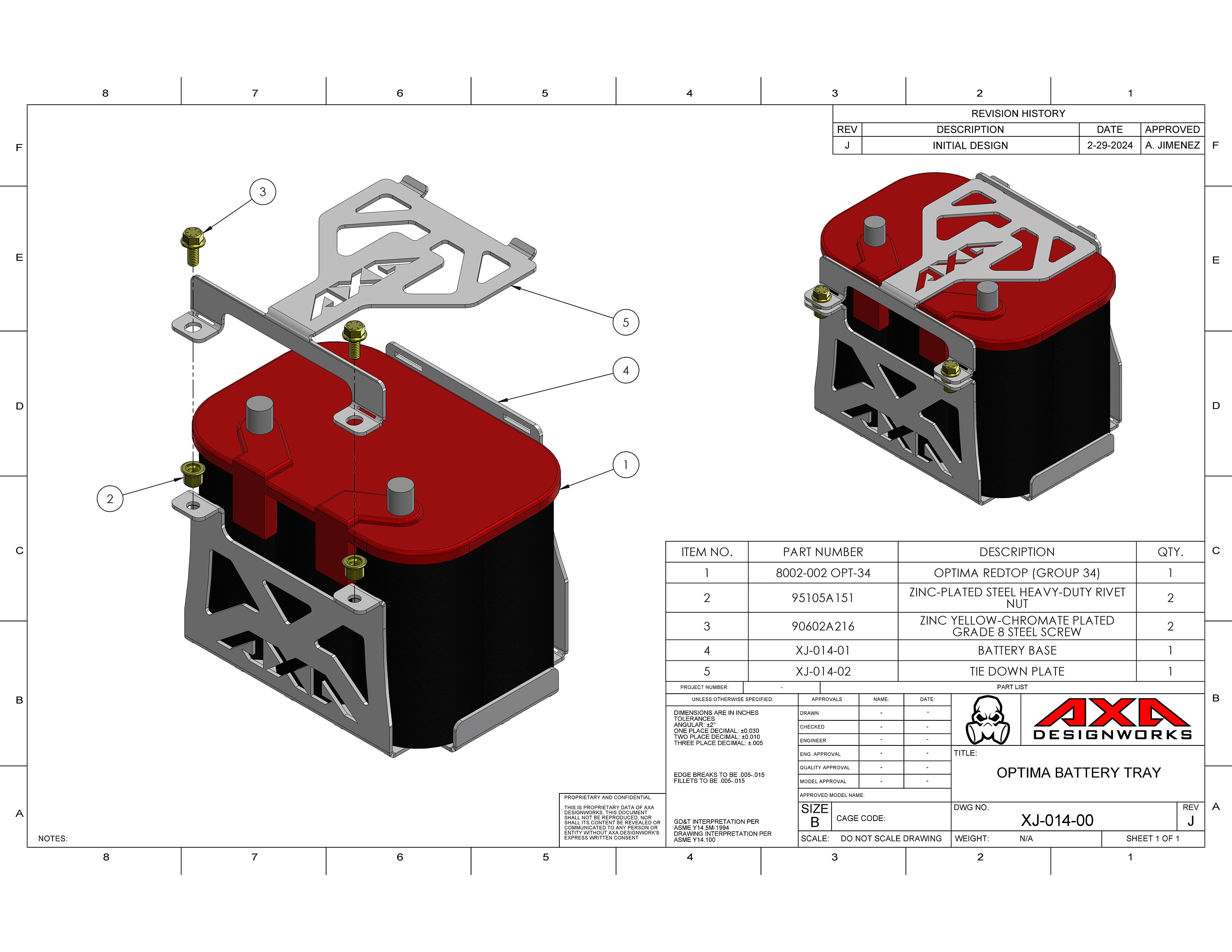 DIGITAL FILE - Universal Optima Battery Tray (dxf Files for CNC Plasma ...