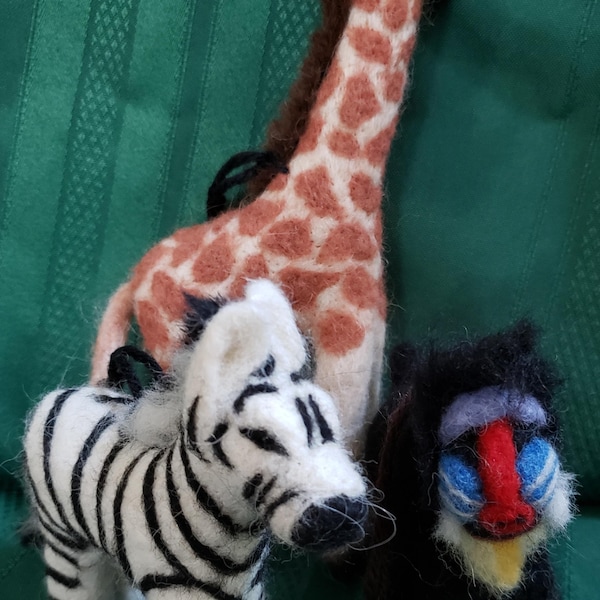 Needle Felted Animals - Etsy