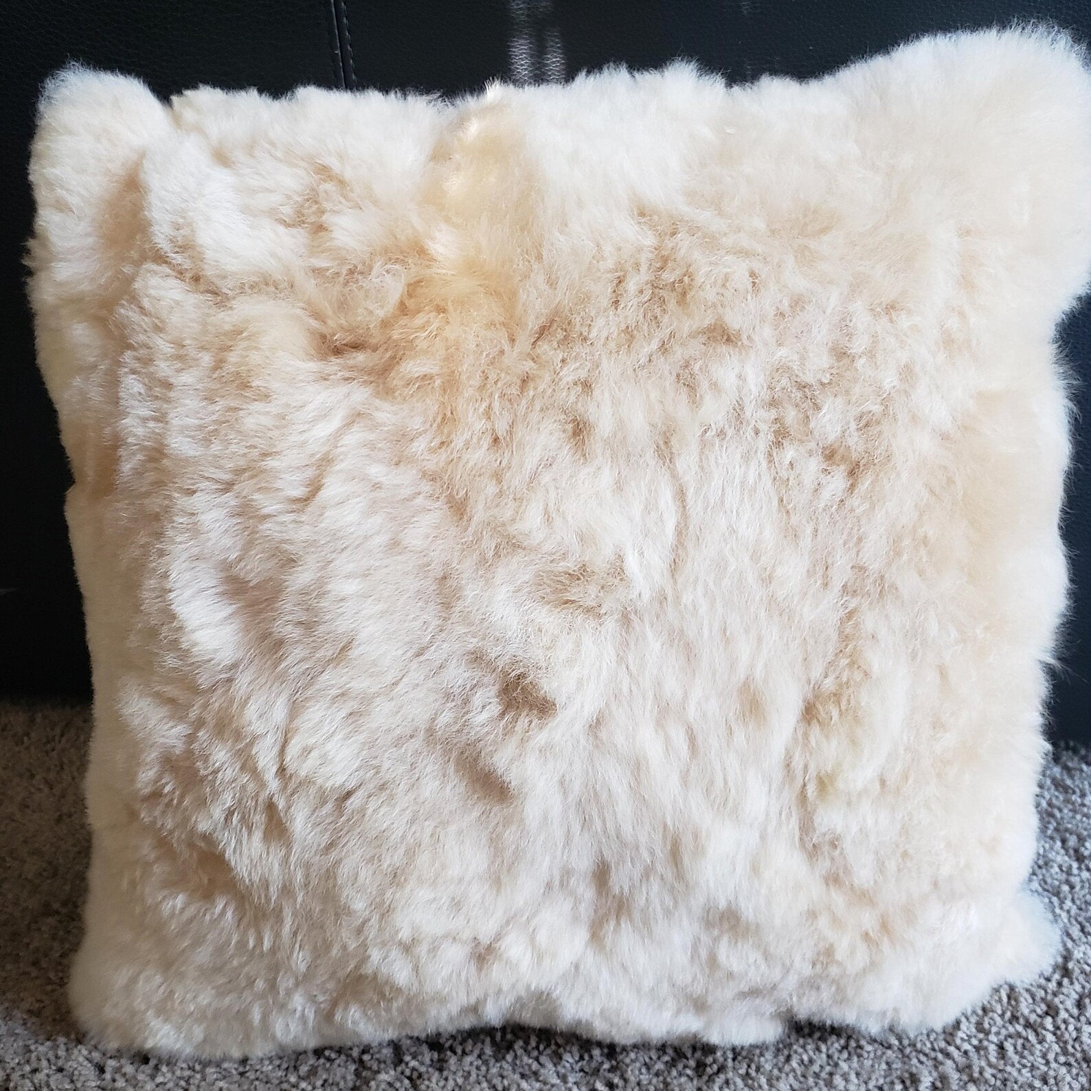 Alpaca Fur Throw Pillows - Etsy