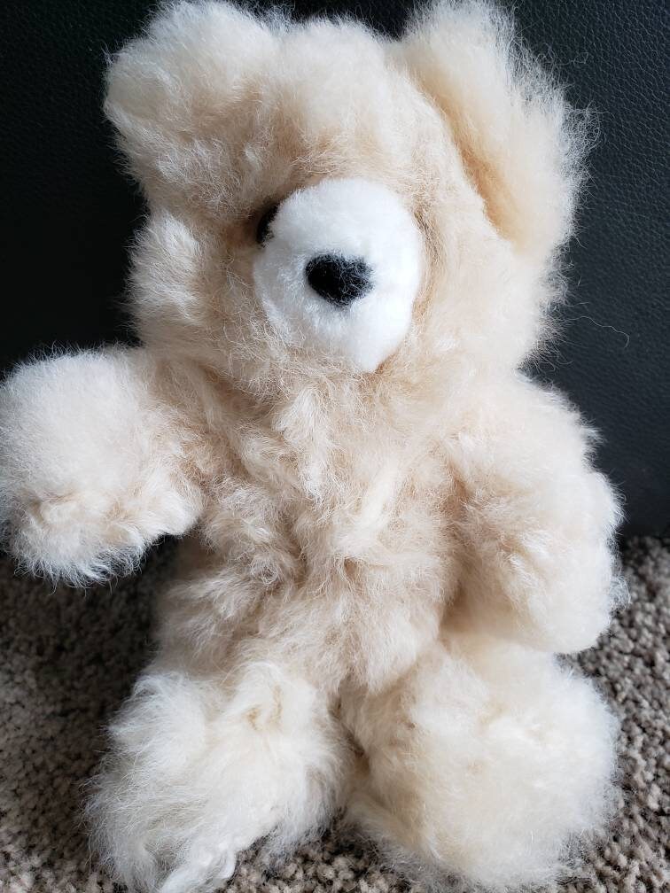 8 Inch Alpaca Fur Teddy Bears - Etsy