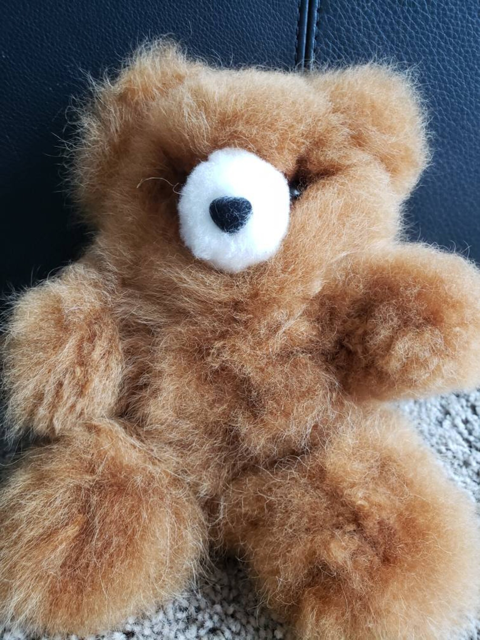 8 Inch Alpaca Fur Teddy Bears - Etsy