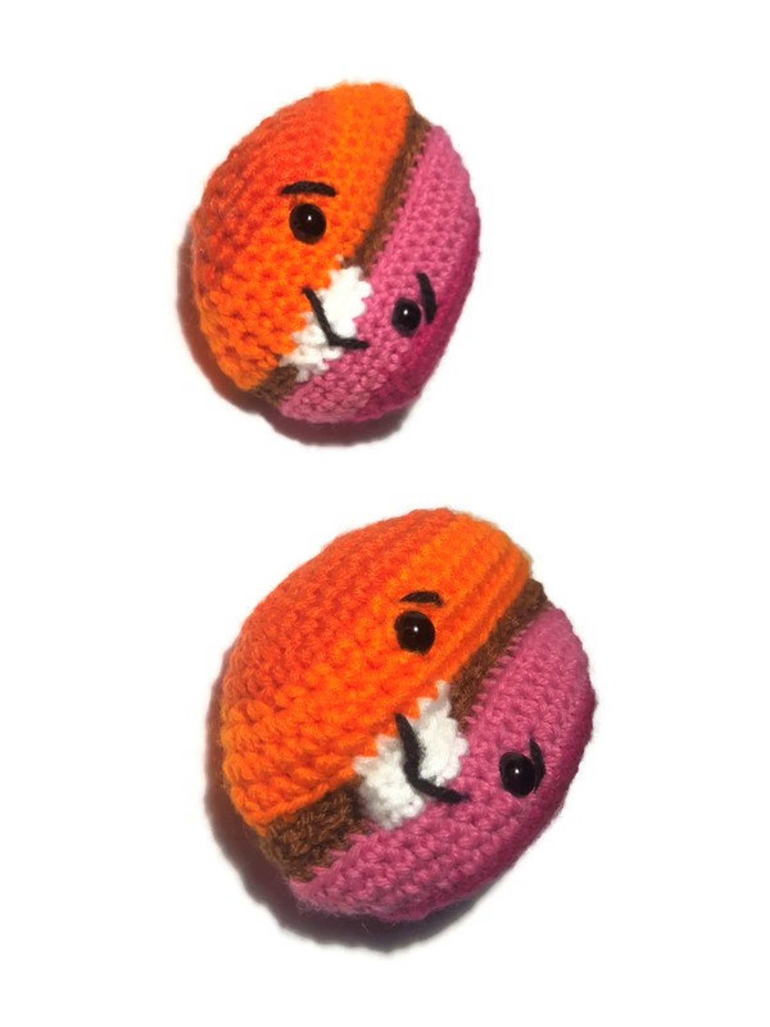 Lesbeans Amigurumi Lesbian Pride Flag Coffee Beans Set of - Etsy