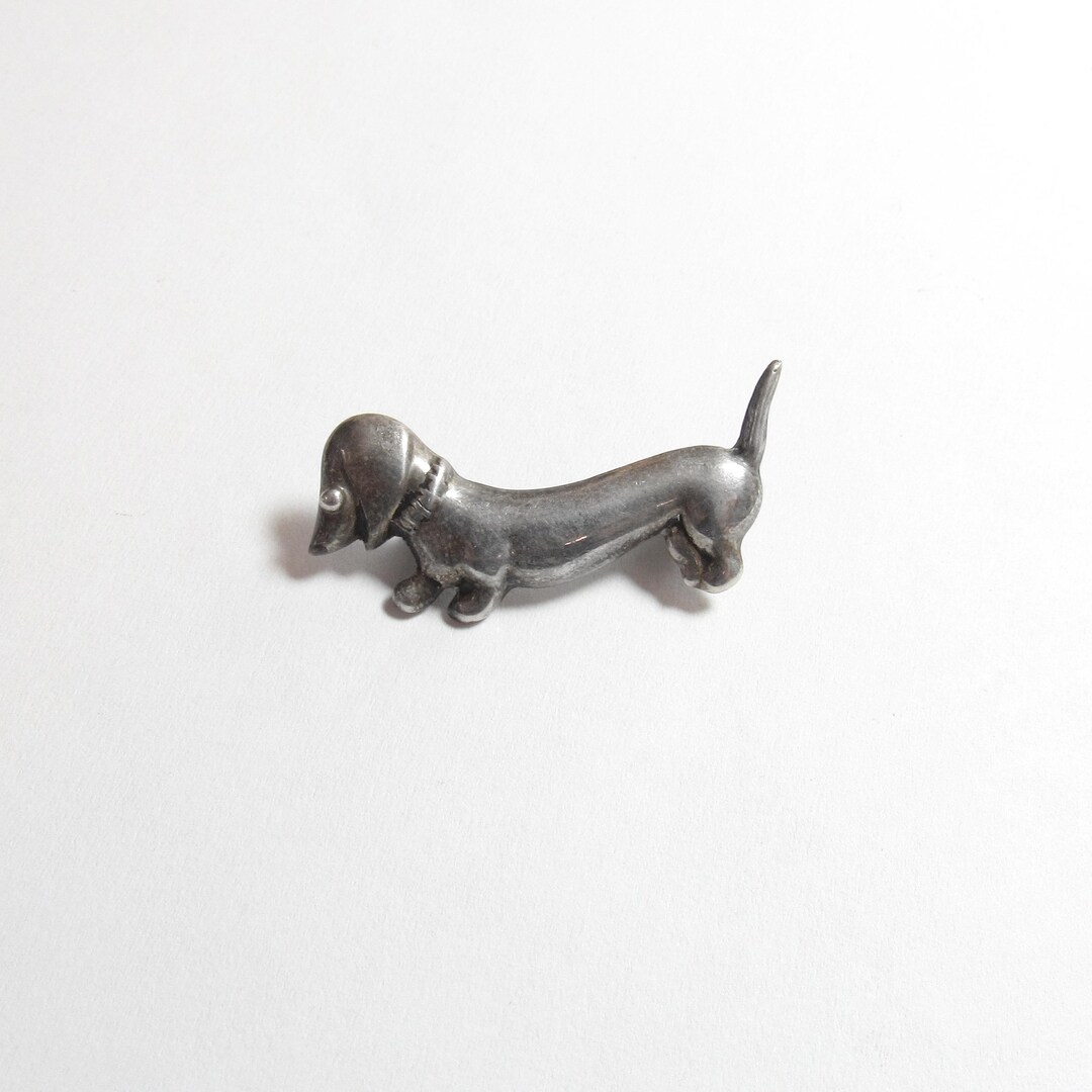 HORACIO De La PARRA Southwestern Sterling Silver Beady Eye Dachshund ...