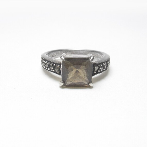 Birne Heiligenschein Verlobungsring / Vintage Art Deco Cluster Ring ...