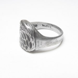 WHEELER MANUFACTURING CO Sterling Silver Detailed Eagle Head Black ...