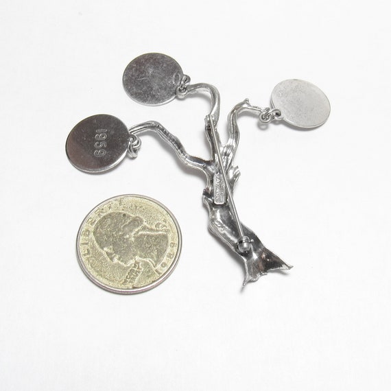 DANECRAFT Sterling Silver Detailed Family Tree Brooch… - Gem