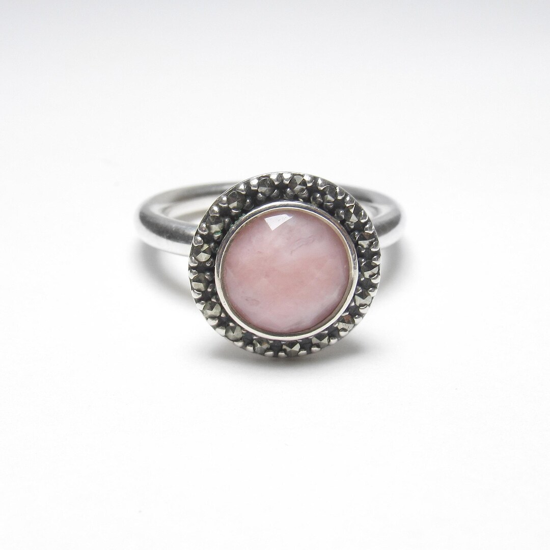 PANDORA ALE Sugar & Spice Sterling Silver 2.00 Ct Natural Round Pink ...