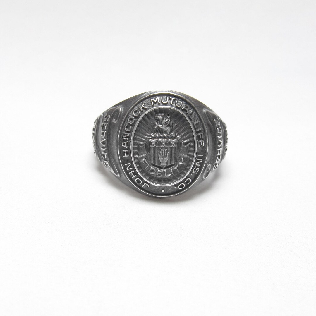 BALFOUR LGB Men's Sterling Silver John Hancock Mutual Life Insurance Co ...