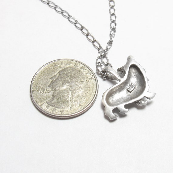 Sterling Silver Cute Detailed Happy Corgi Dog Pendant… - Gem