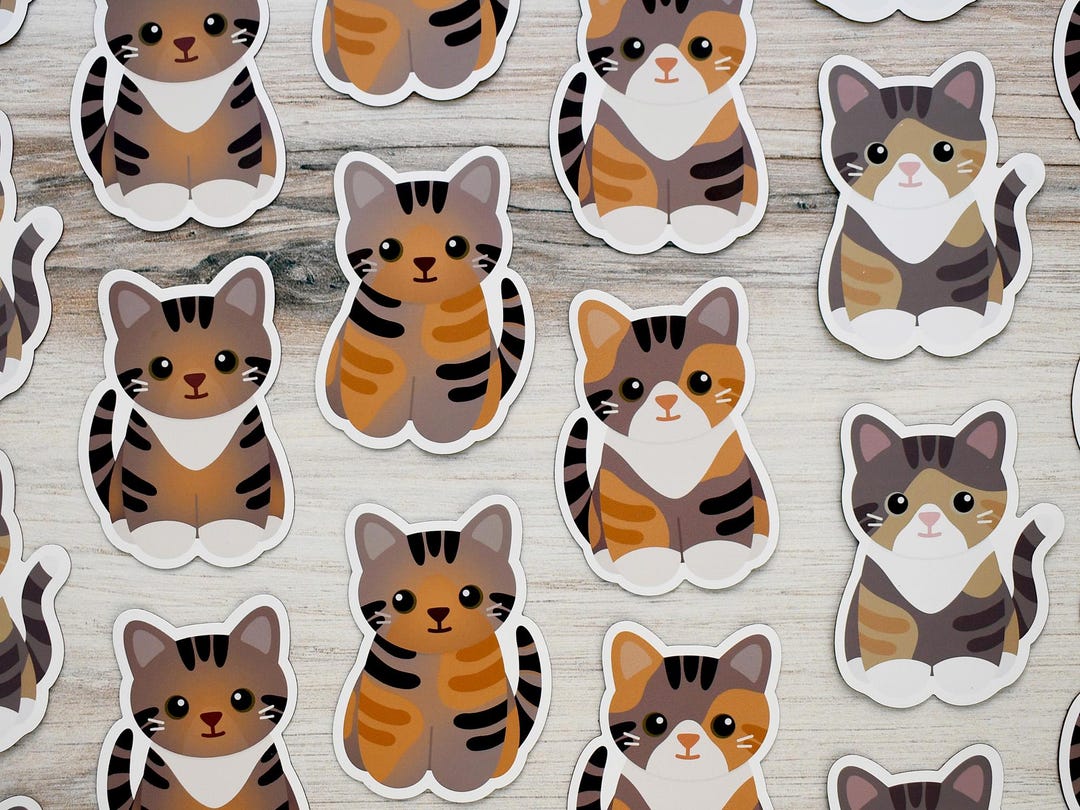 Tabico Cat Magnet, Waterproof Vinyl Car Magnet, Cute Die Cut ...