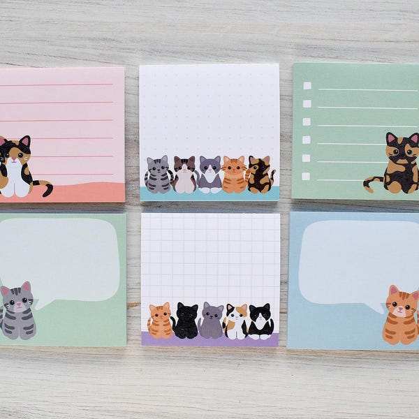 Cute Sticky Notes - Etsy