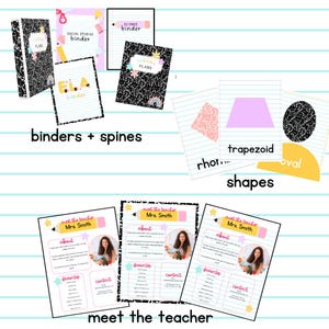 Bright Pastels Classroom Decor Bundle, Editable Classroom Decor Bundle ...