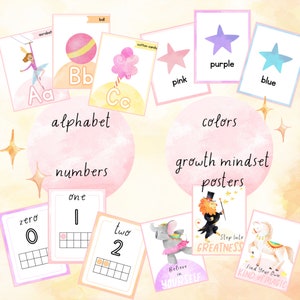 Pastel Circus Classroom Decor Bundle, Editable Classroom Decor Bundle ...
