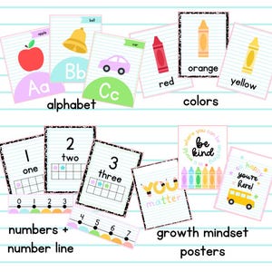 Bright Pastels Classroom Decor Bundle, Editable Classroom Decor Bundle ...