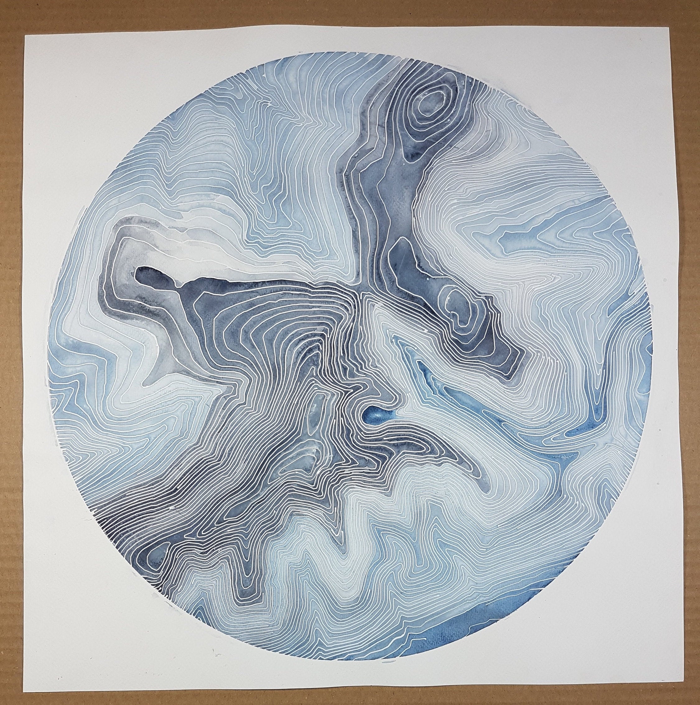 Lake District Map / Blencathra / Skiddaw / Contour Lines / - Etsy