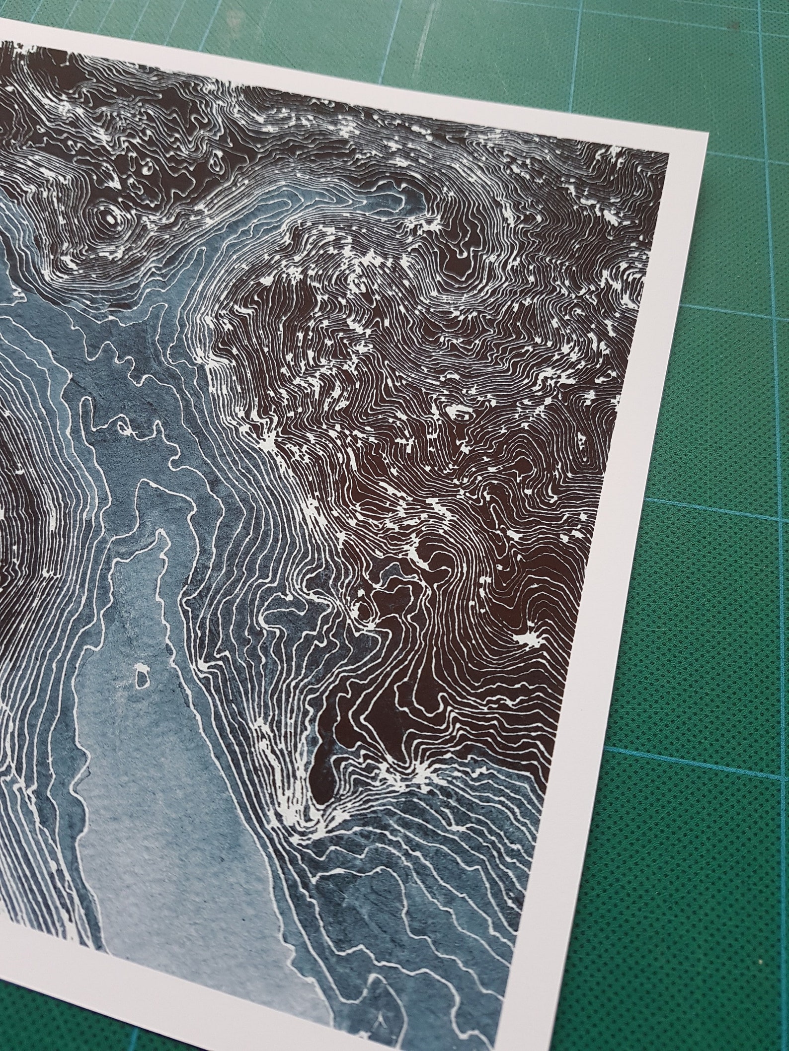 Isle of Skye Map Print / Cuillin Ridge Contour Map Art / | Etsy UK