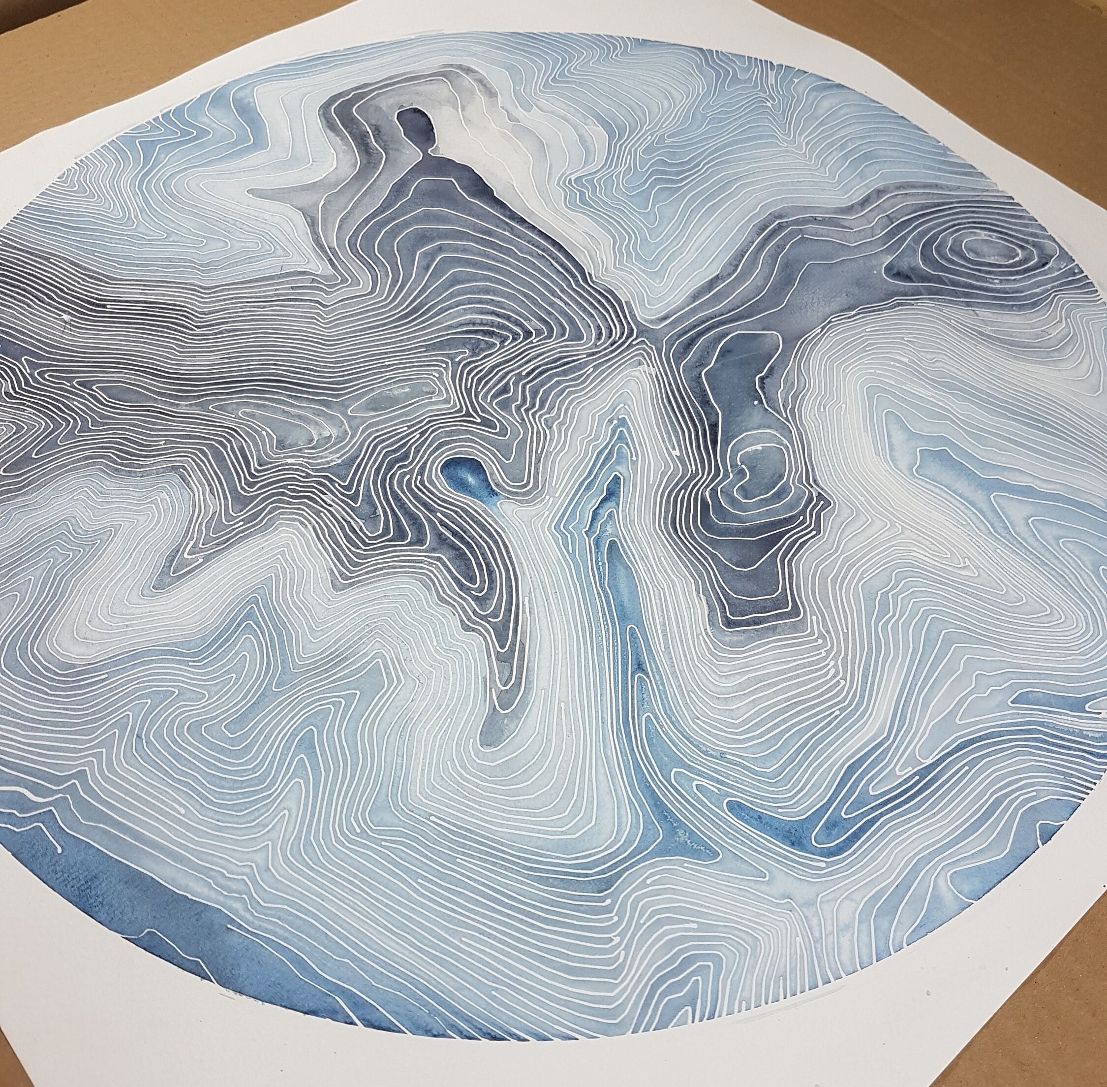 Lake District Map / Blencathra / Skiddaw / Contour Lines / - Etsy