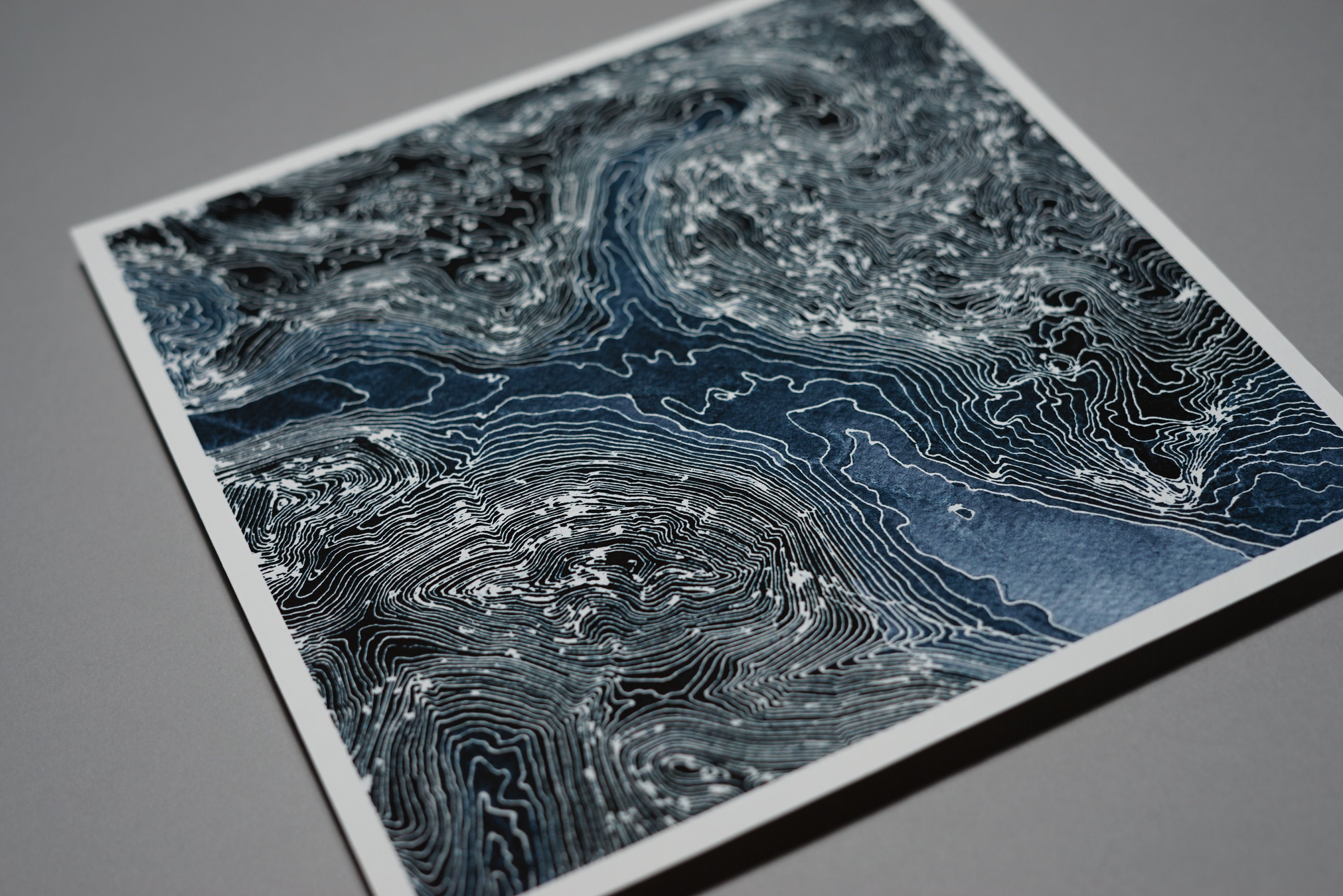 Isle of Skye Map Print / Cuillin Ridge Contour Map Art / Mountain Print ...