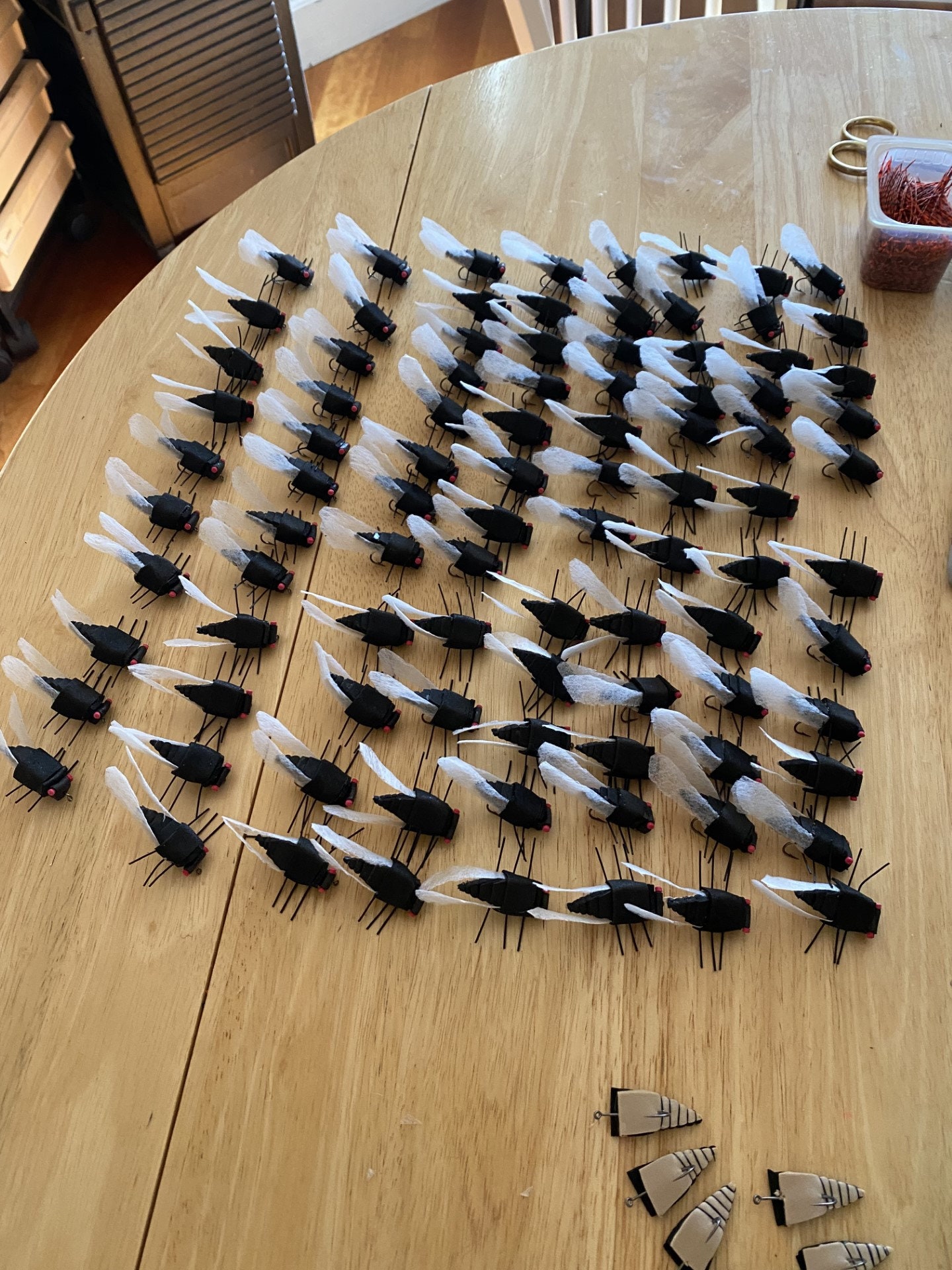 Cicada Fly Pattern Brood XIX & Brood XIII Size 6 ( Baker's Dozen ...