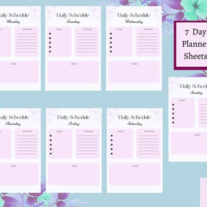 14 Page PRINTABLE PDF Daily / Weekly Planner - Etsy