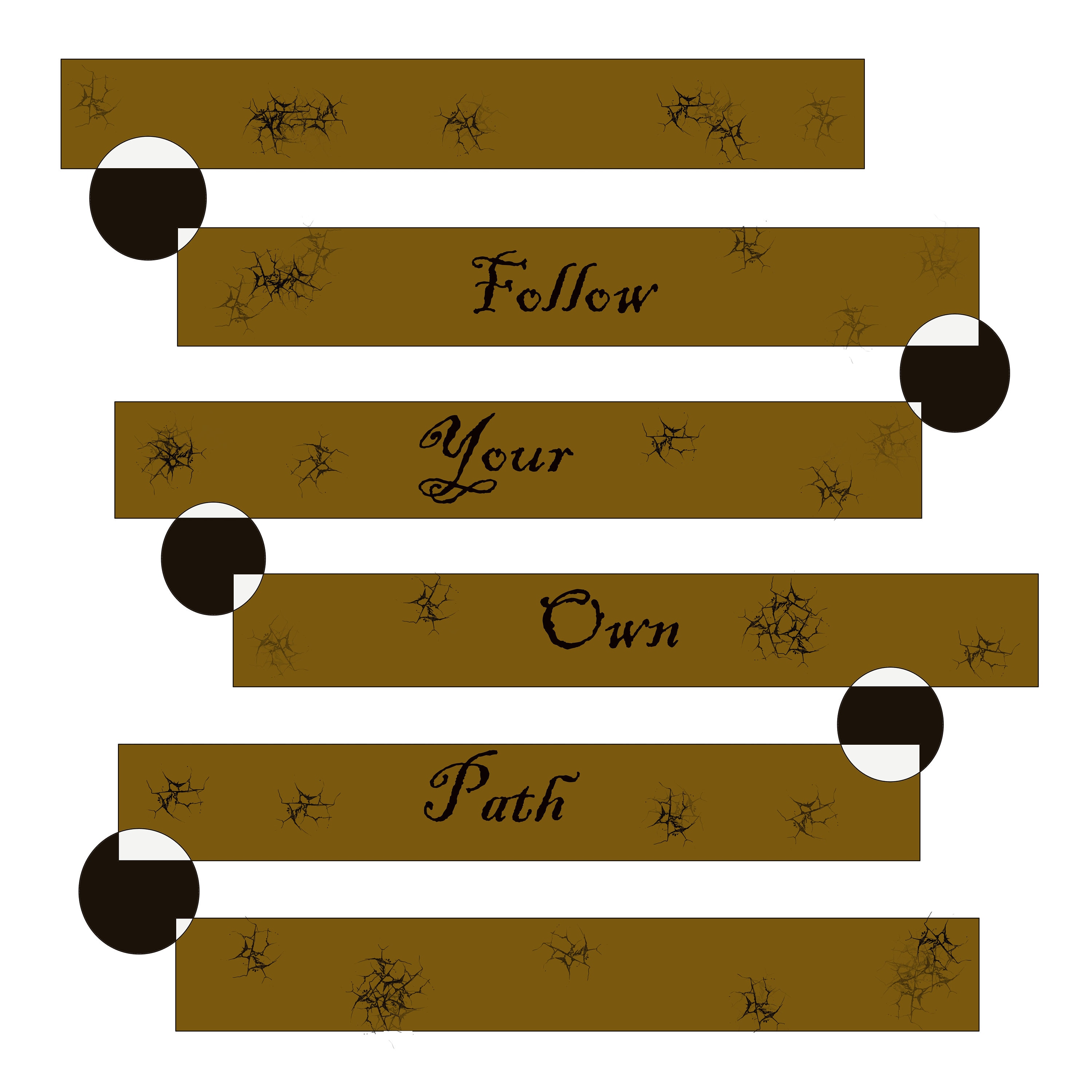 Printable Follow Your Own Path Motivational Poster INSTANT DOWNLOAD ...