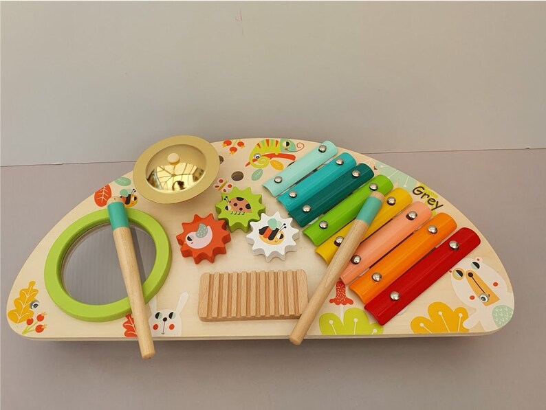 Personalised Wooden Toy Music Table Birthday Toddler Gifts - Etsy UK