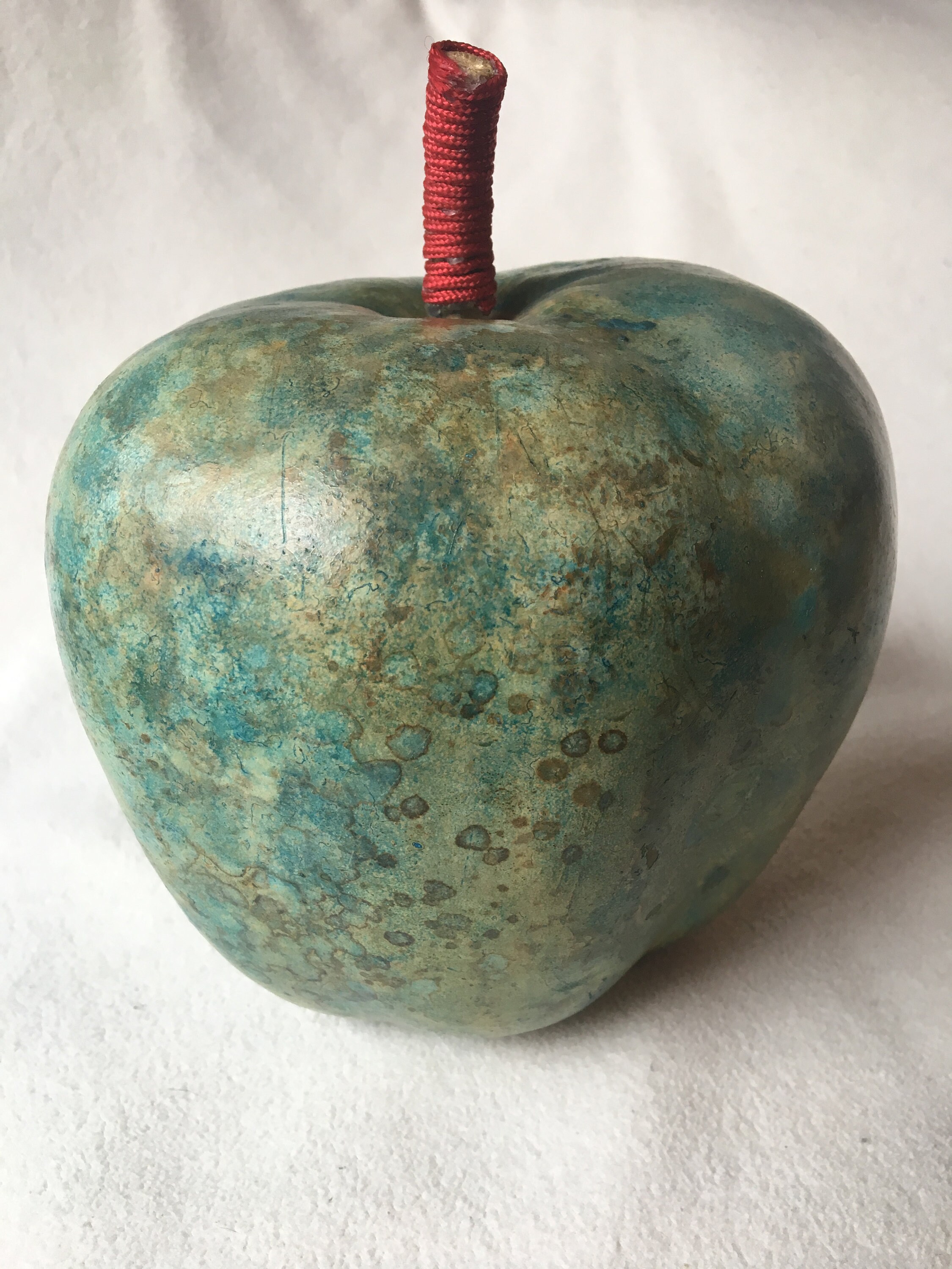 Marbled Apple Gourd Art Piece - Etsy