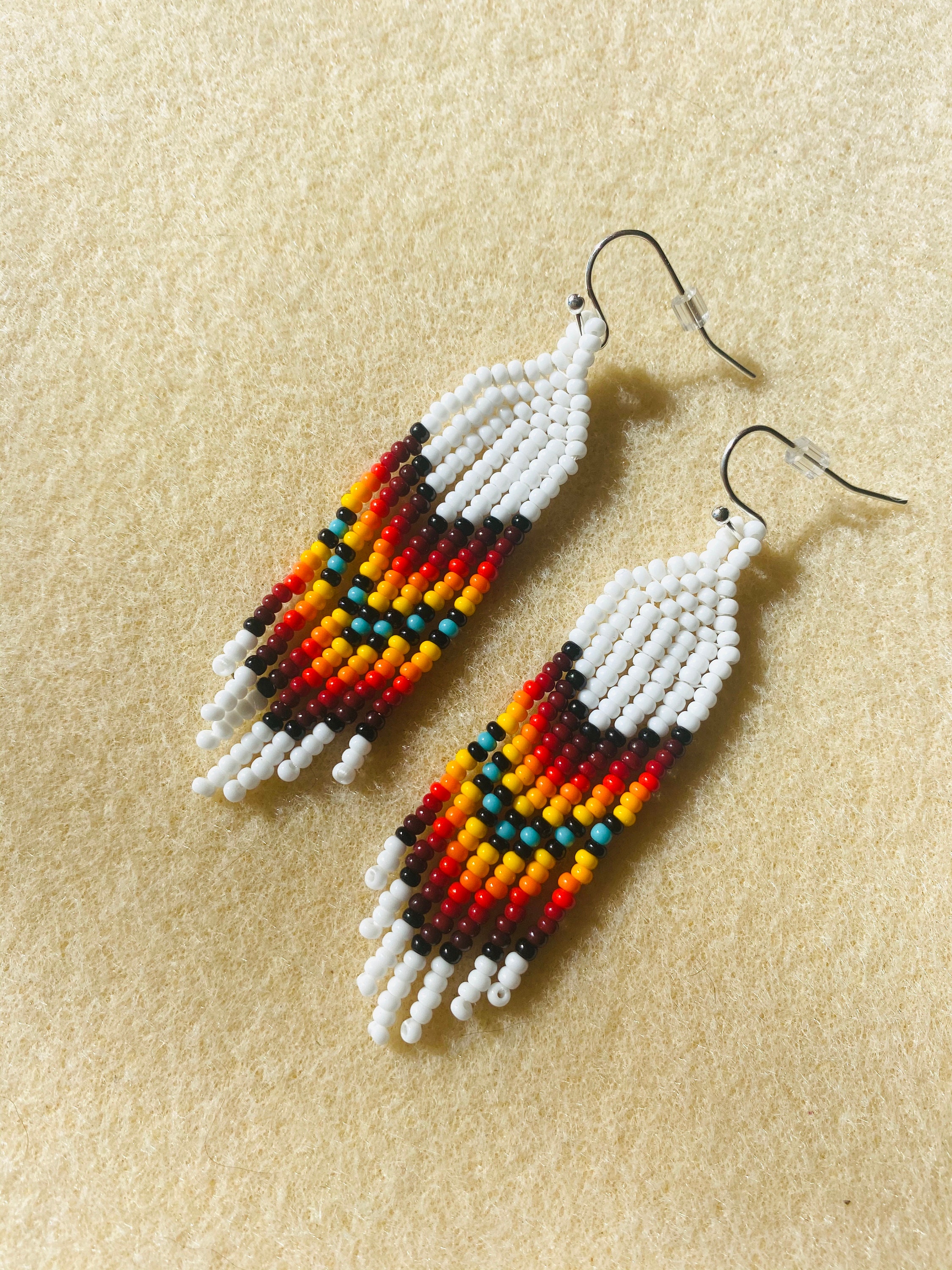 Native American Fringe Earrings - Etsy