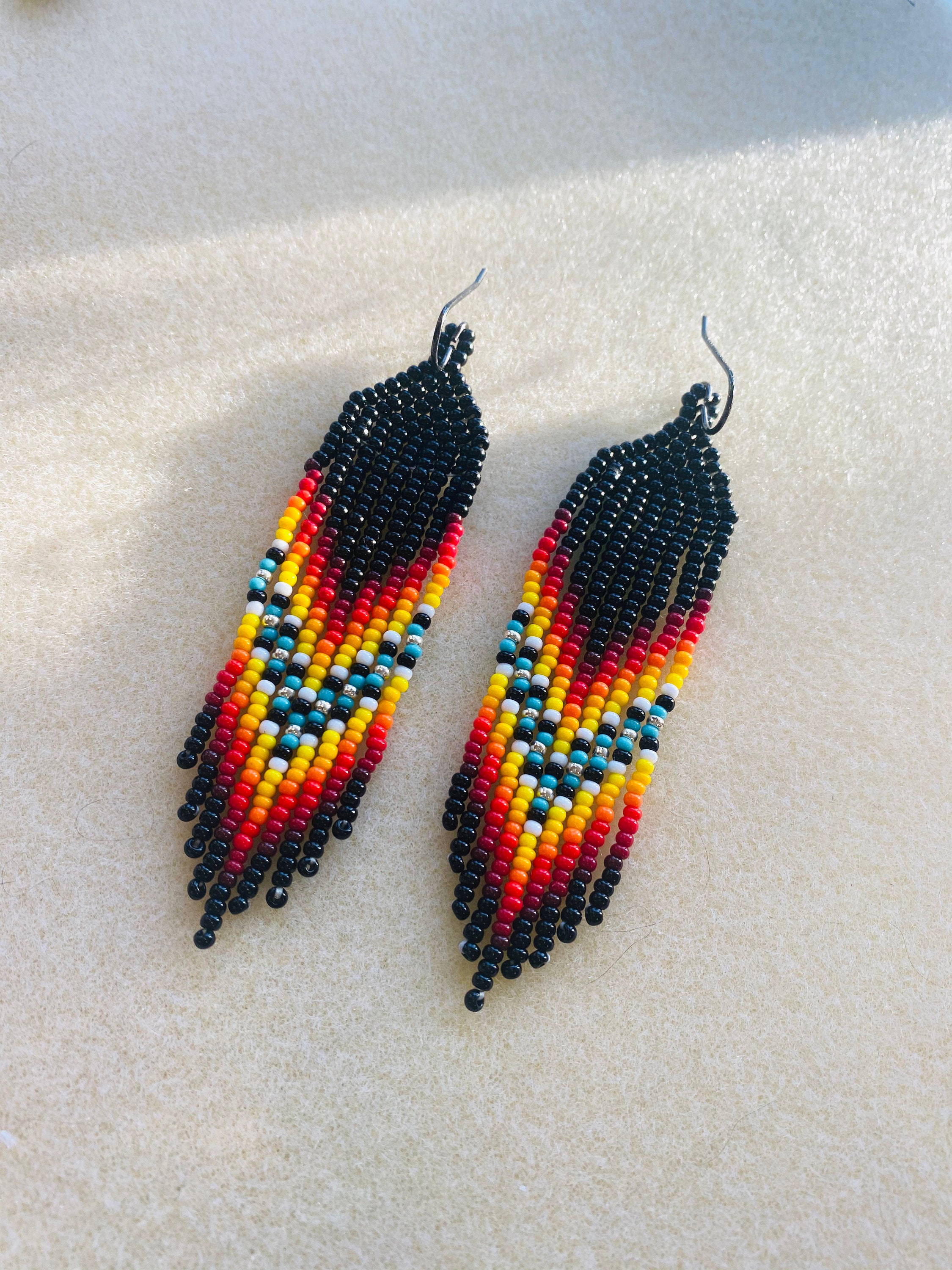 Native American Fringe Earrings - Etsy