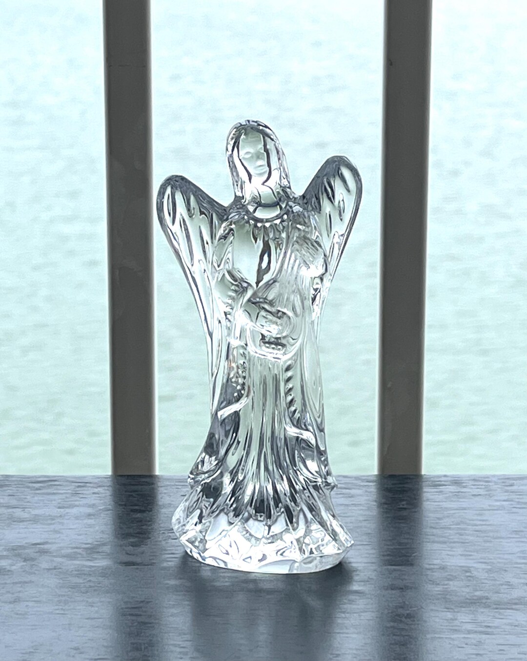 Waterford Crystal Angel With Lute Nativity Figurine - 1994 - 1st Series ...