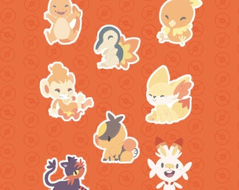 Fire Starter Pokemon Charmander emote set Drawing & Illustration ...