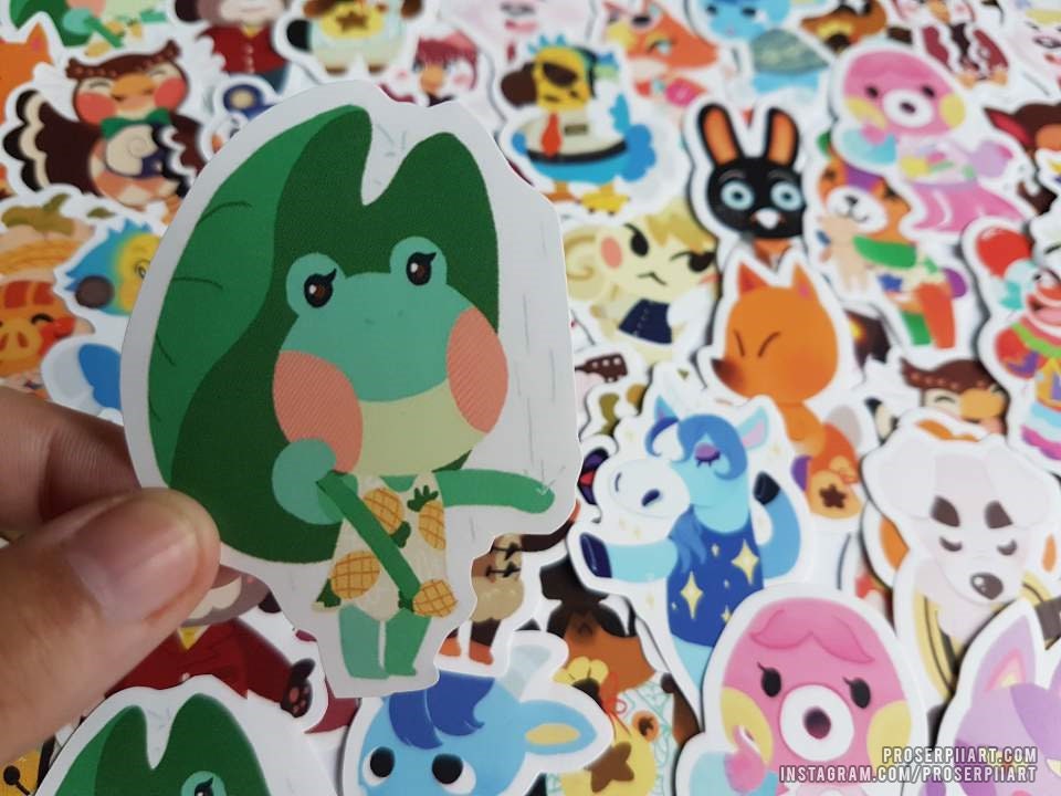 Animal Crossing Stickers Sticker Pack / ACNH / Niko / Raymond - Etsy