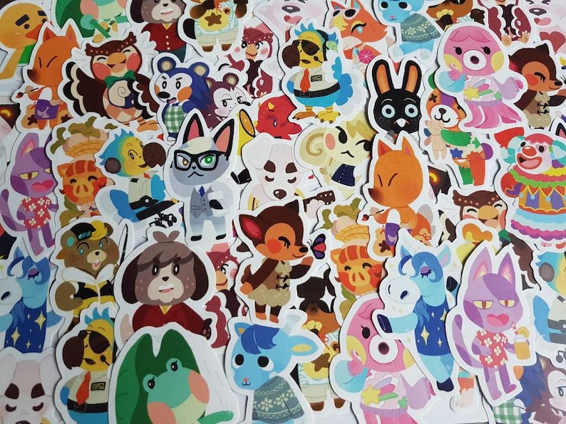 Animal Crossing Stickers Sticker Pack / ACNH / Niko / Raymond | Etsy UK