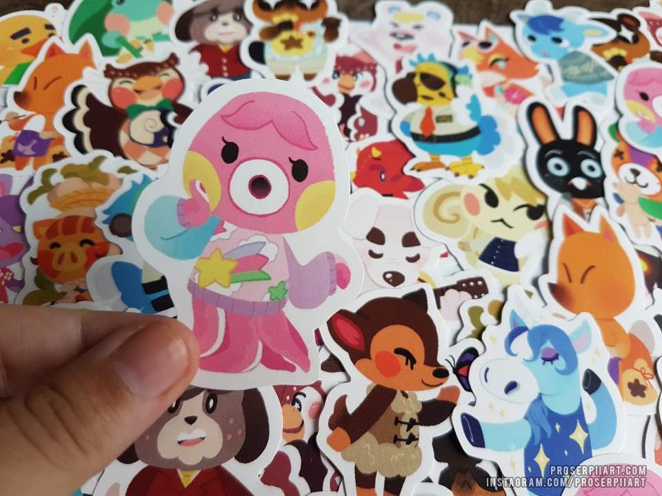 Animal Crossing Stickers Sticker Pack / ACNH / Niko / Raymond - Etsy