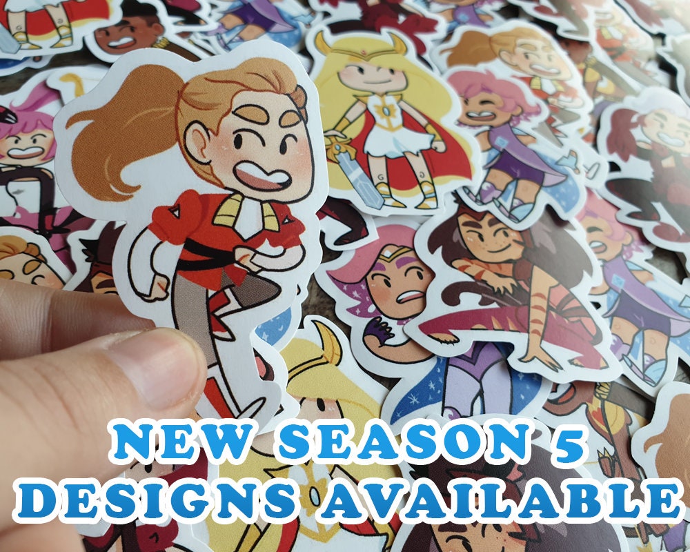 She-Ra Stickers sticker pack / adora / catra / glimmer / bow / | Etsy