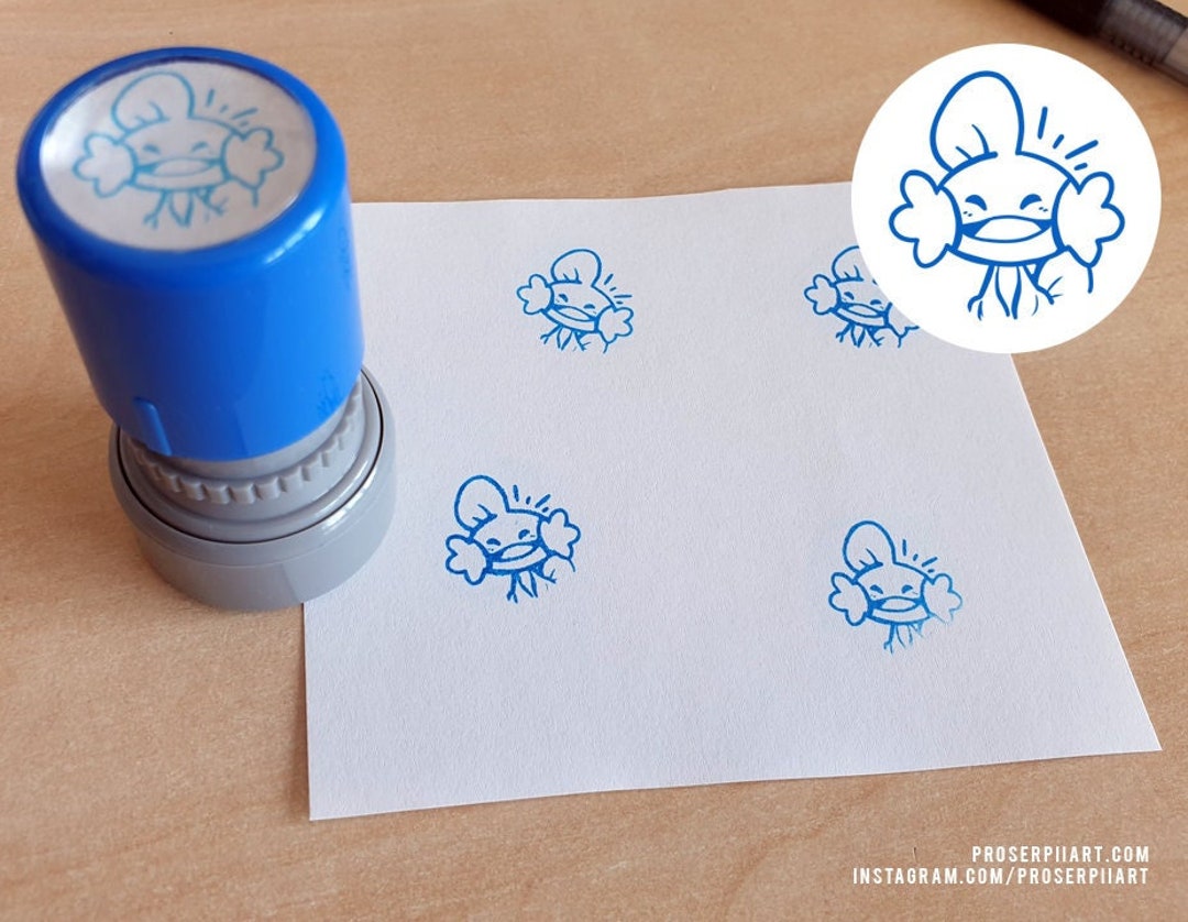 Pokemon Mudkip Self-inking Stamps - Etsy
