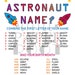 What is Your Astronaut Name? / Birthday / Party / Modern / Kid ...