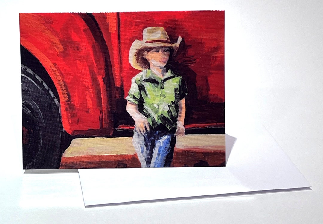 Blank Note Card "li'l Hoss" - Etsy