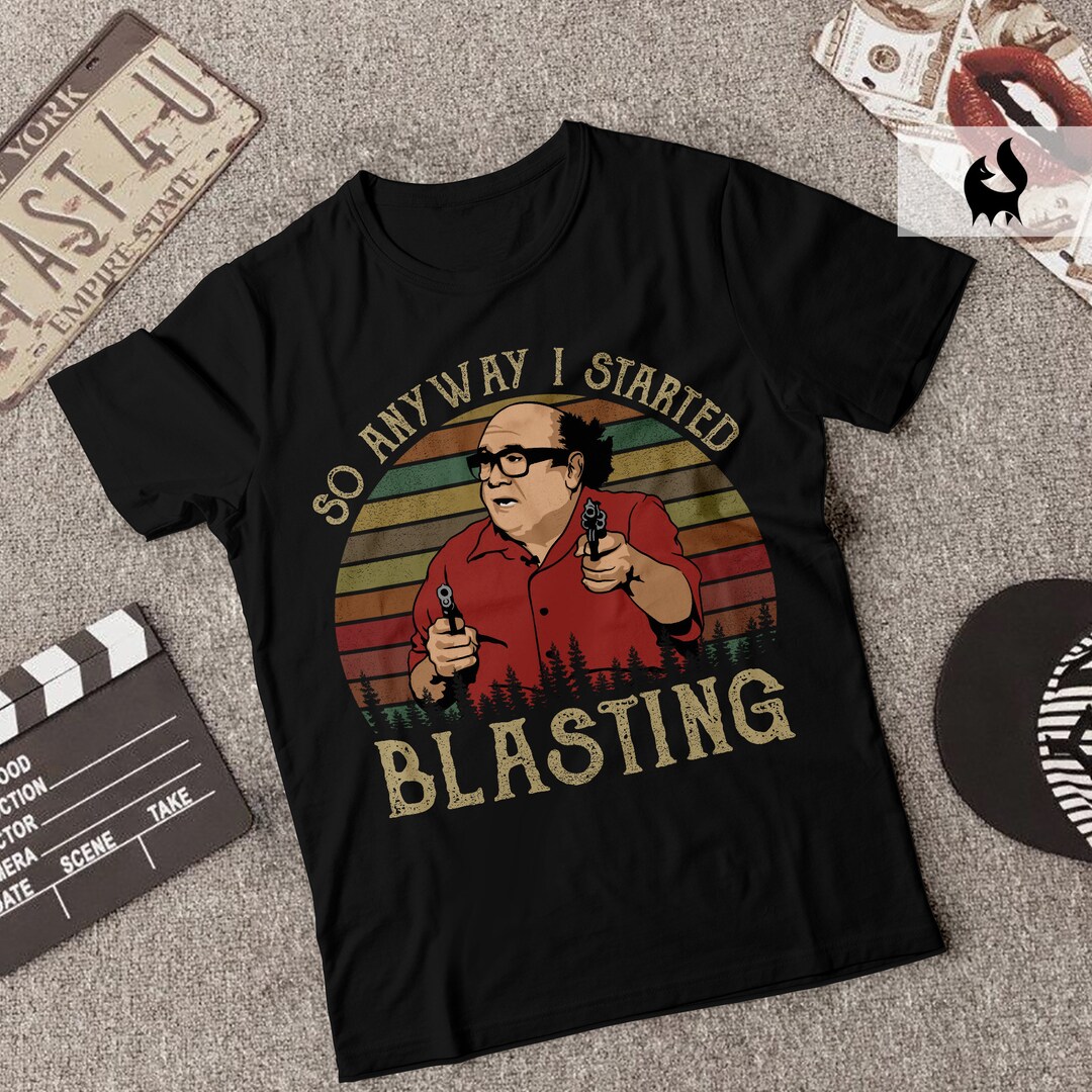 So Anyway I Started Blasting Vintage T-shirt, Movie Quote Shirt, Funny T-shirt, Meme Shirt - Etsy