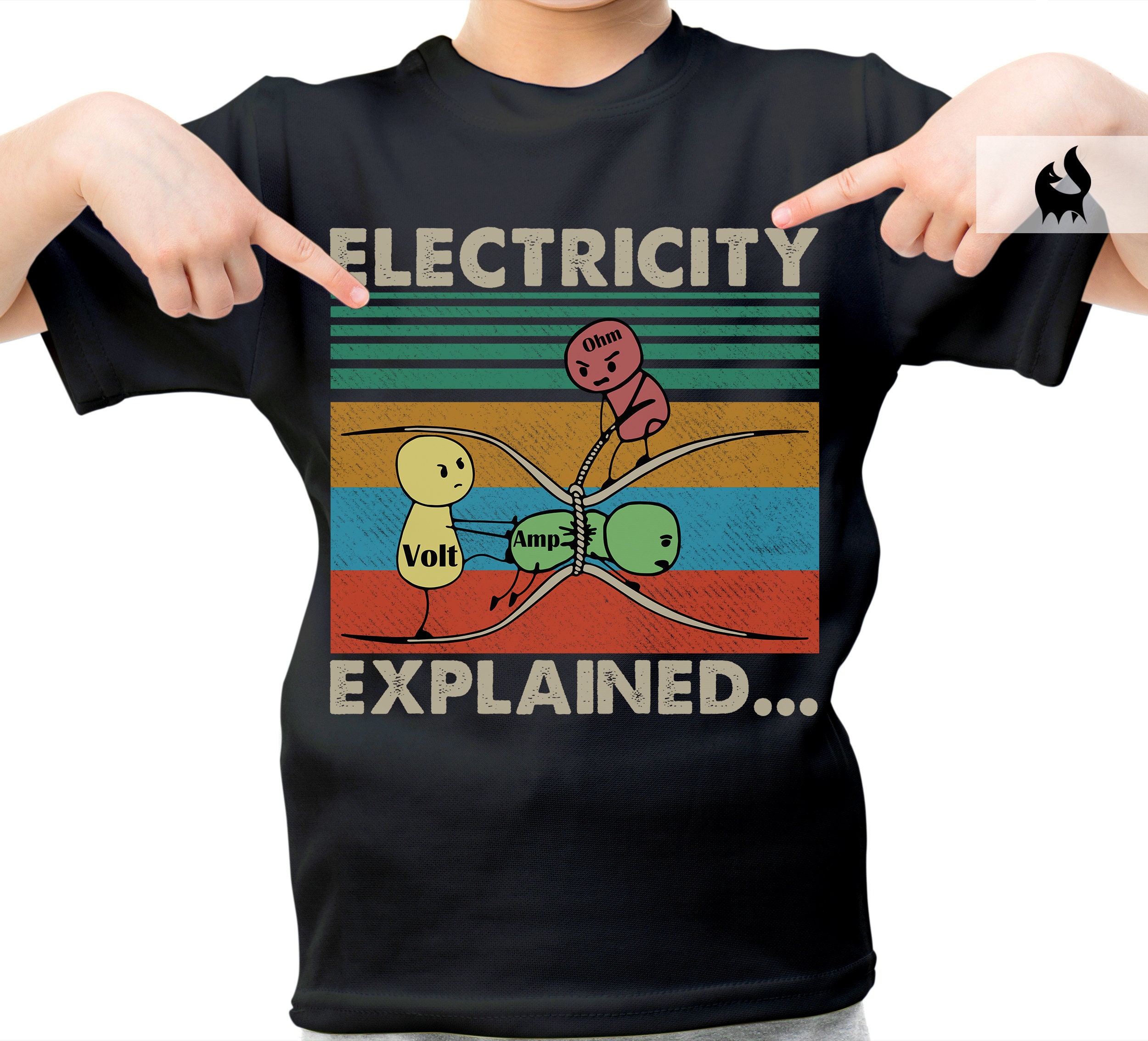 Electricity Explained...electric Funny Ohm Volt Amp Electrical - Etsy