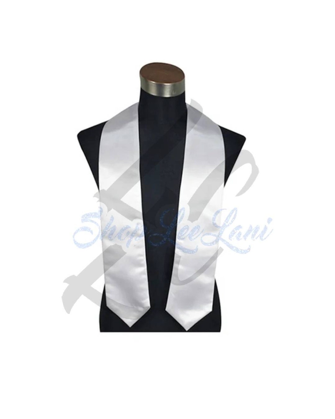 Sublimation Blank Graduation Stole – White Satin Polyester, DIY Senior ...