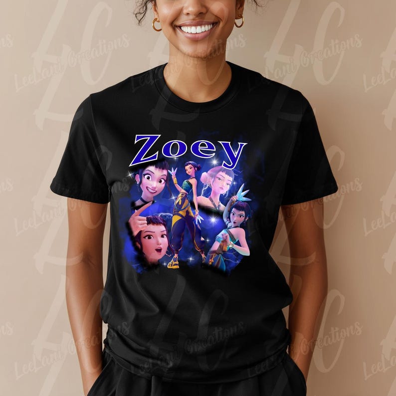 Zoey Bootleg PNG | K-pop Digital Download | Anime Streetwear Design ...