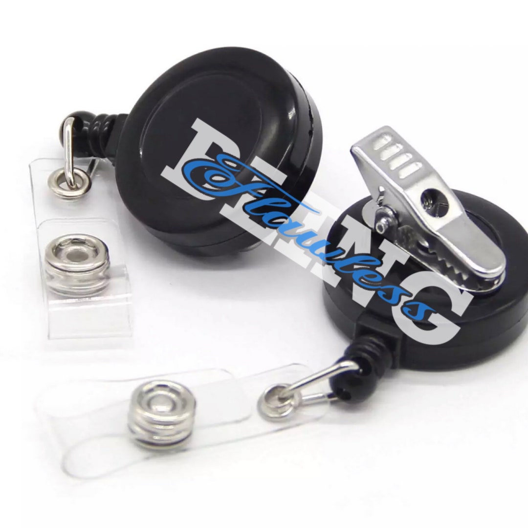 Retractable Rotating Badge Reel – Fun & Functional Accessory for Work ...