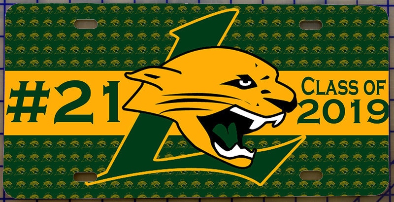 Custom School License Plate. Personalized Car Tag. Personalized License ...