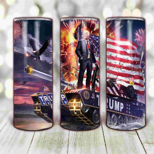 Trump Tank Tumbler Svg - Etsy